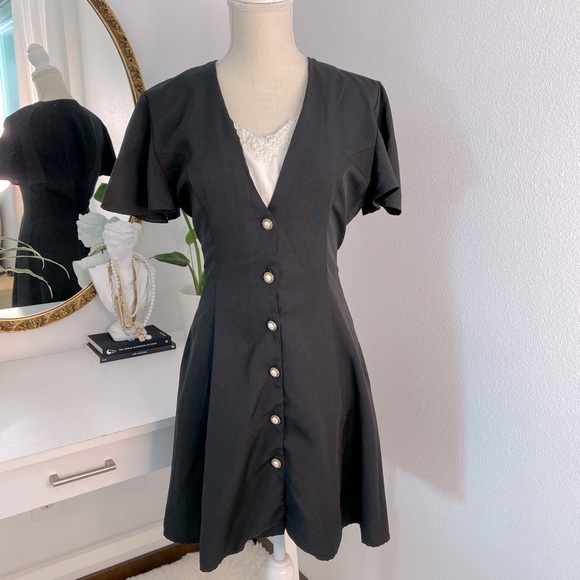 Dresses | Authentic Vintage Vittoria Virini Dress Pearl Button Down ...